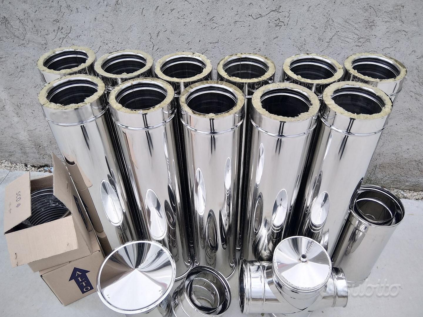 Tubi coibentati acciaio inox per canna fumaria - Giardino e Fai da te ...