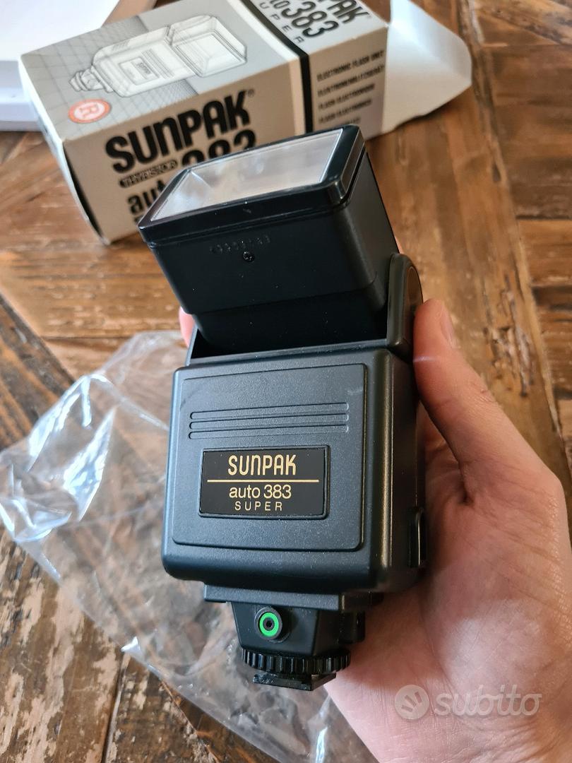 Sunpak Auto 383 Flash ad altissima potenza - Fotografia In vendita a Roma