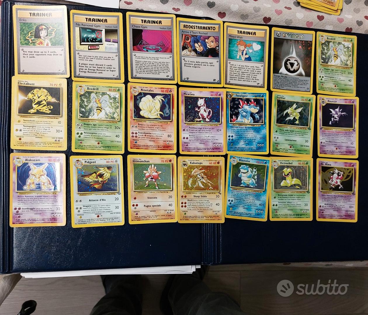 64 carte rare pokemon prima serie - Collezionismo In vendita a Vicenza
