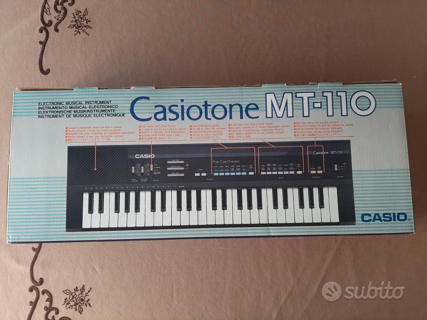 Pianola elettronica CASIO MT-110 - Strumenti Musicali In vendita a Milano