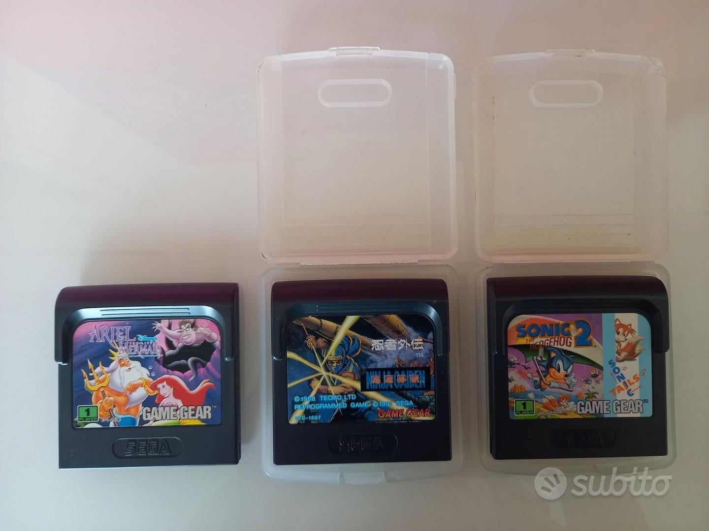 GAME GEAR, GIOCHI: NINJA GAIDEN, SONIC, ARIEL. - Collezionismo In ...