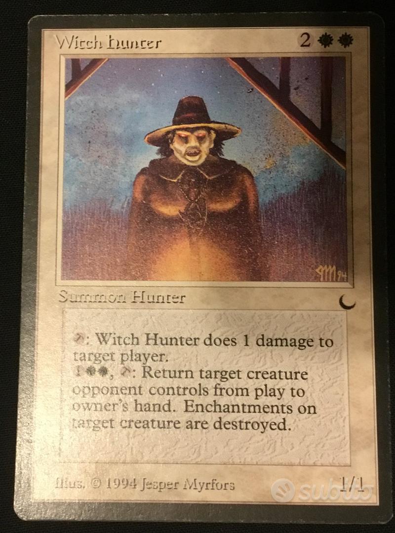 Magic The Gathering (MTG) Witch Hunter - The Dark - Collezionismo In ...