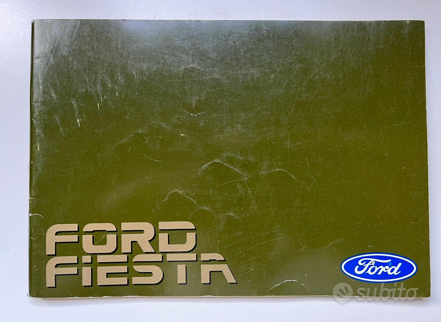 Libretto uso e manutenzione Ford Fiesta XR2 - Collezionismo In vendita ...