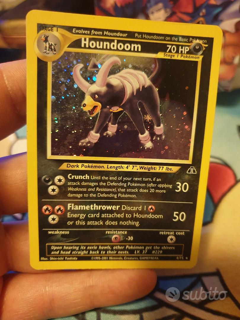 carta Pokemon Houndoom 4/75 neo discovery - Collezionismo In vendita a Rovigo