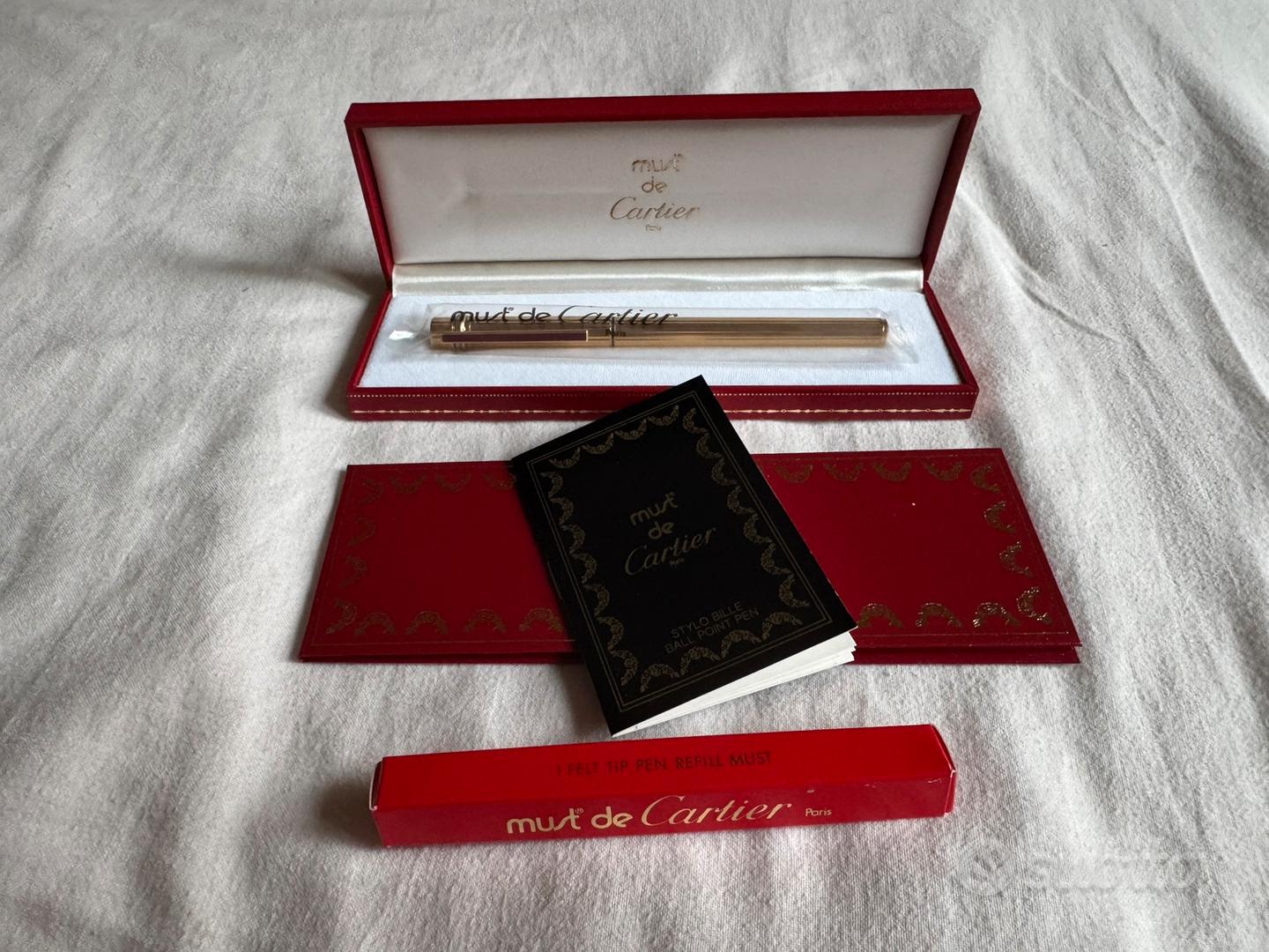 Cartier - Penna Stilografica oro - Collezionismo In vendita a Milano