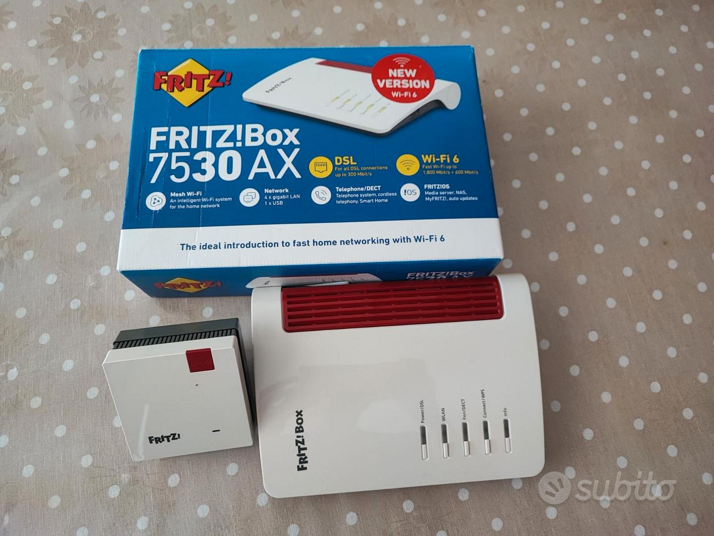 Modem Fritz!box 7530 AX nuovo + Repeater 1200 - Informatica In vendita ...
