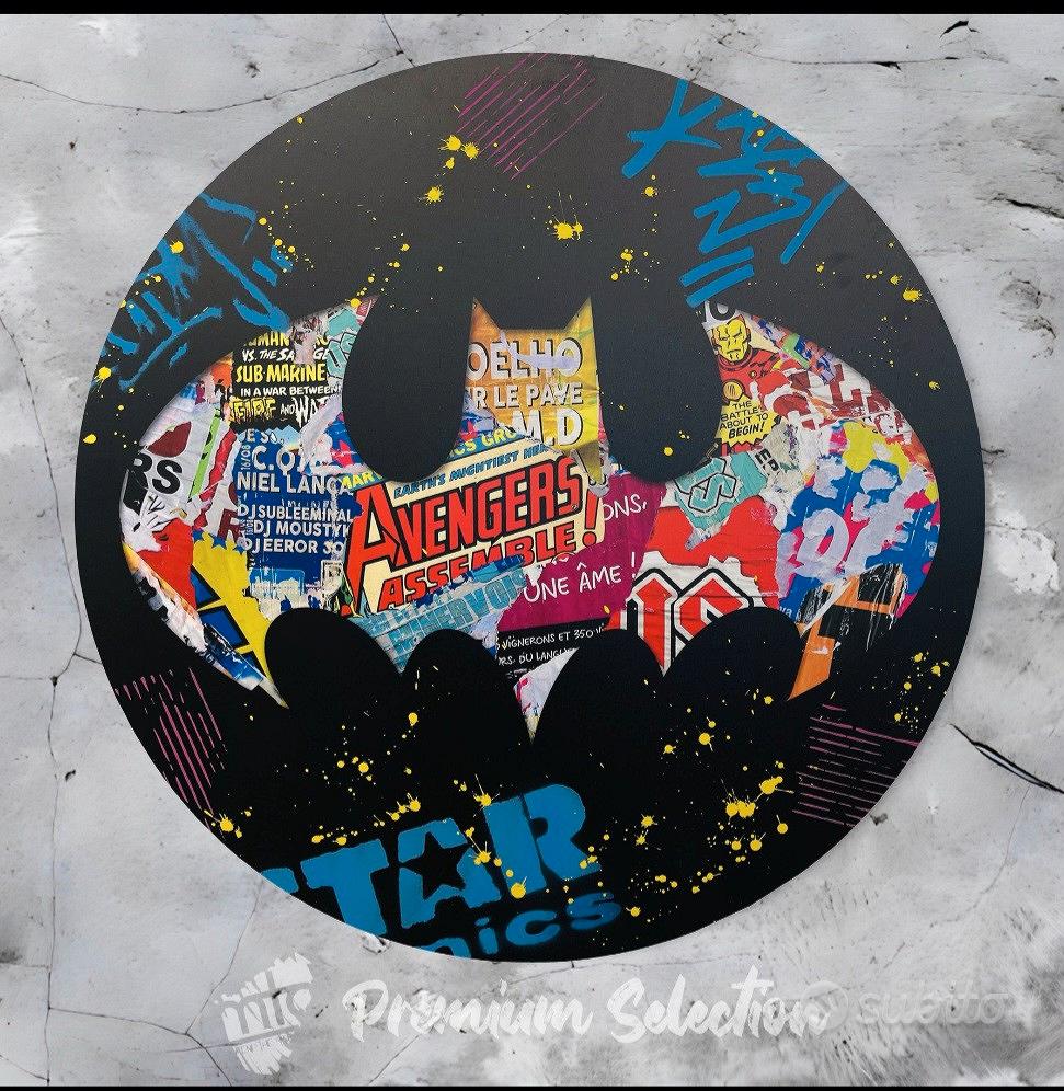 AIIROH, Black Hole Serie-Batman.opera certificata - Collezionismo In ...