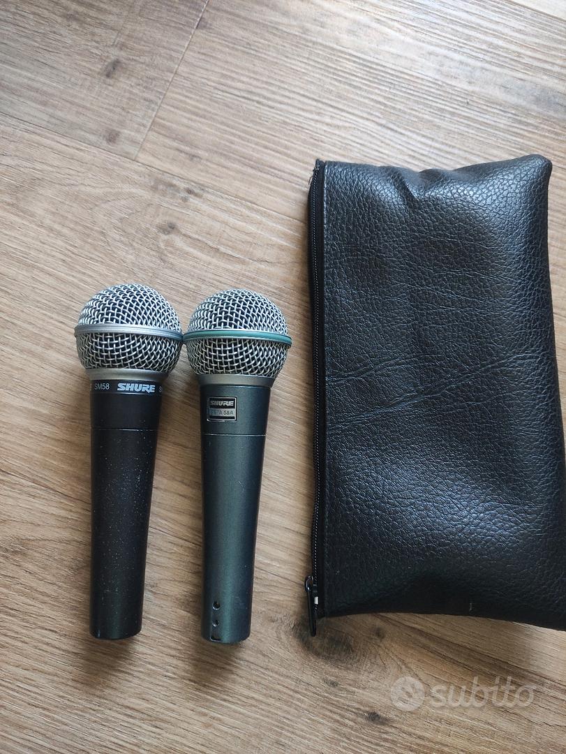 Microfoni Shure SM58, SM57 e Beta 58A - Strumenti Musicali In vendita a ...
