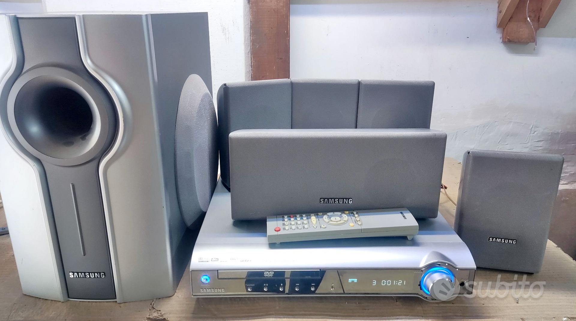 Sistema Home Theatre Samsung HT DM150 DVD radio FM - Audio/Video In ...