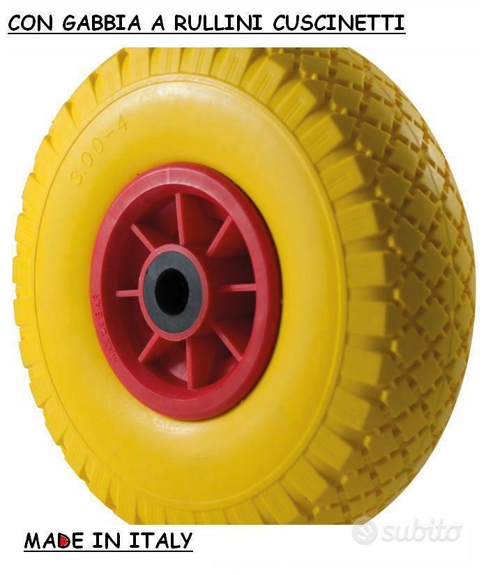 Ruota piena poliuretano per carrello portapacchi - Giardino e Fai da te ...