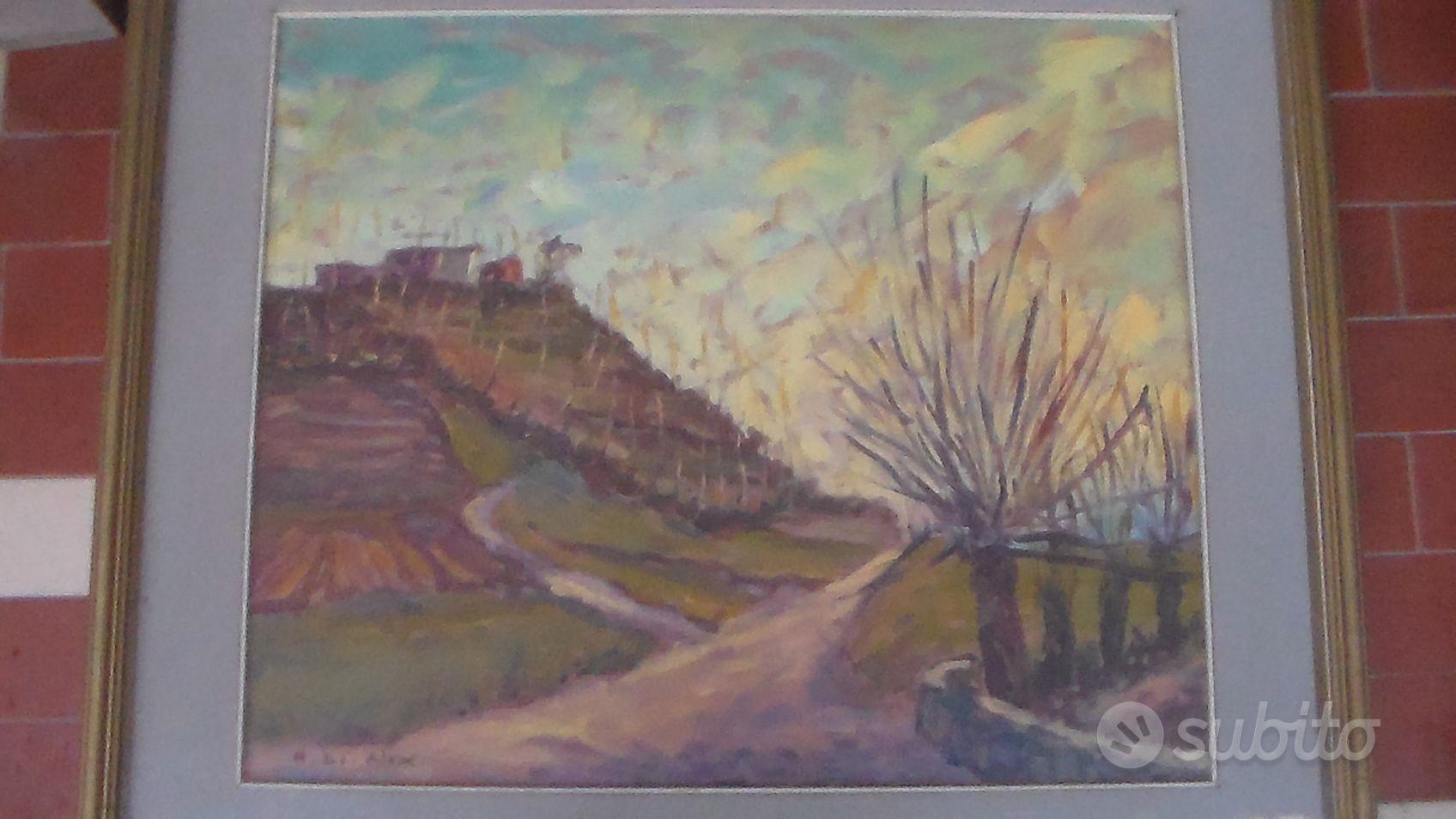 Quadro firmato pittore astigiano DE ALEX - Collezionismo In vendita a ...