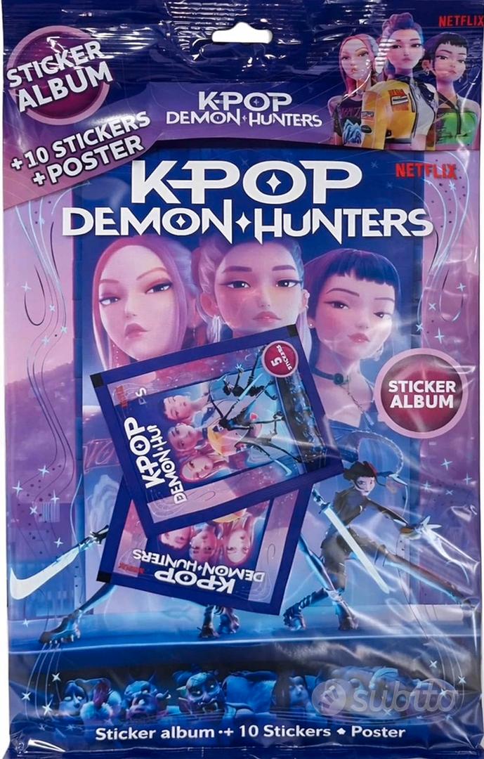 K-Pop Demon Hunters Starter Pack – Album Sticker - Collezionismo In ...