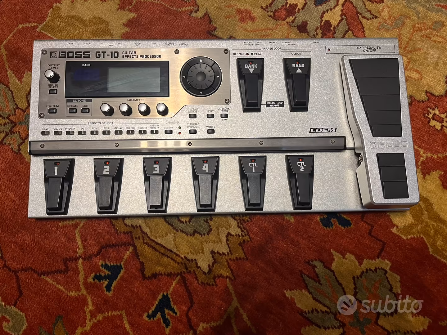 Pedale multieffetto Roland BOSS GT 10 - Strumenti Musicali In vendita a ...