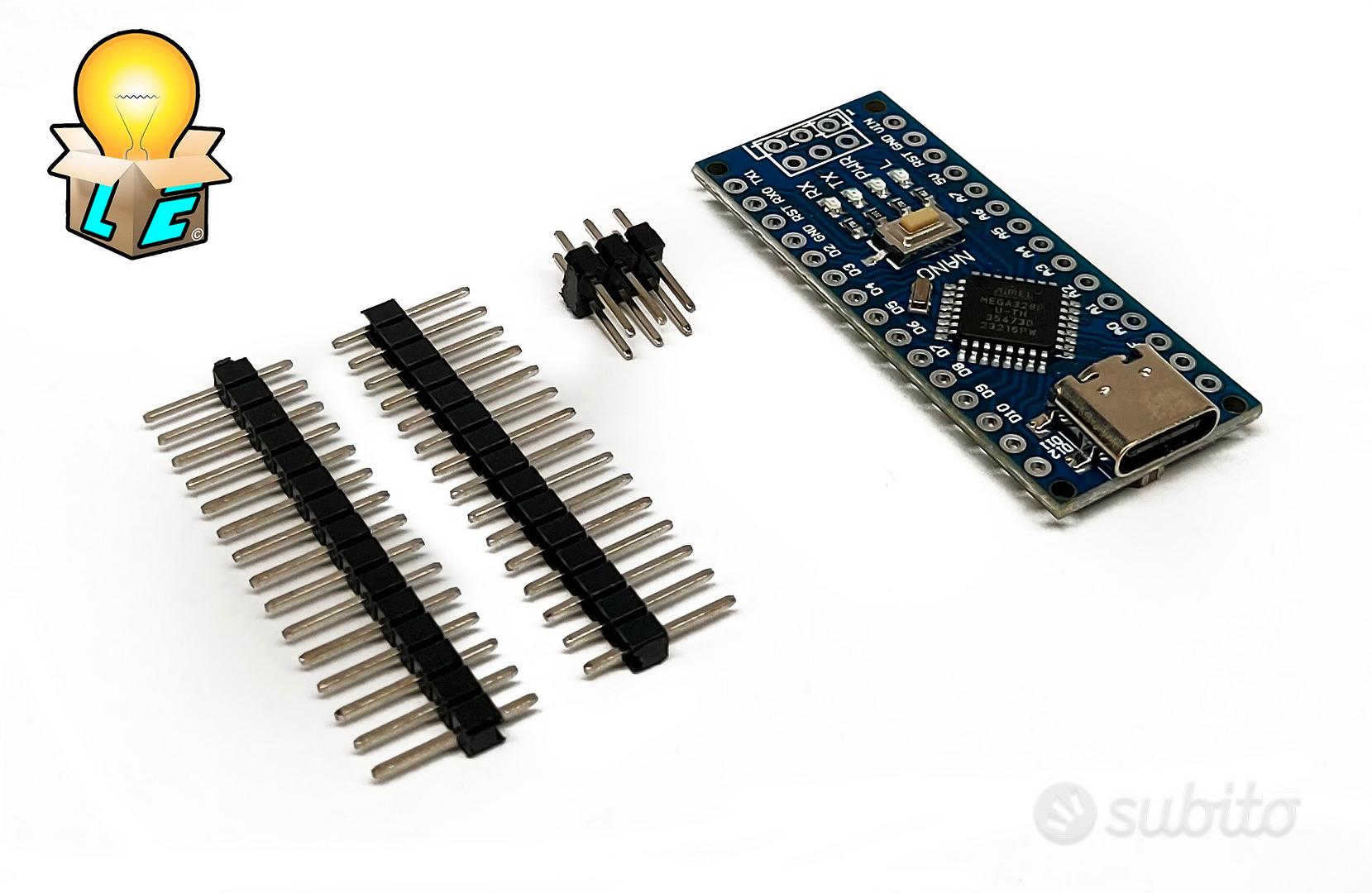 ARDUINO NANO V3.0 USB TYPE-C BOOTLOADER ORIGINALE - Informatica In vendita a Roma