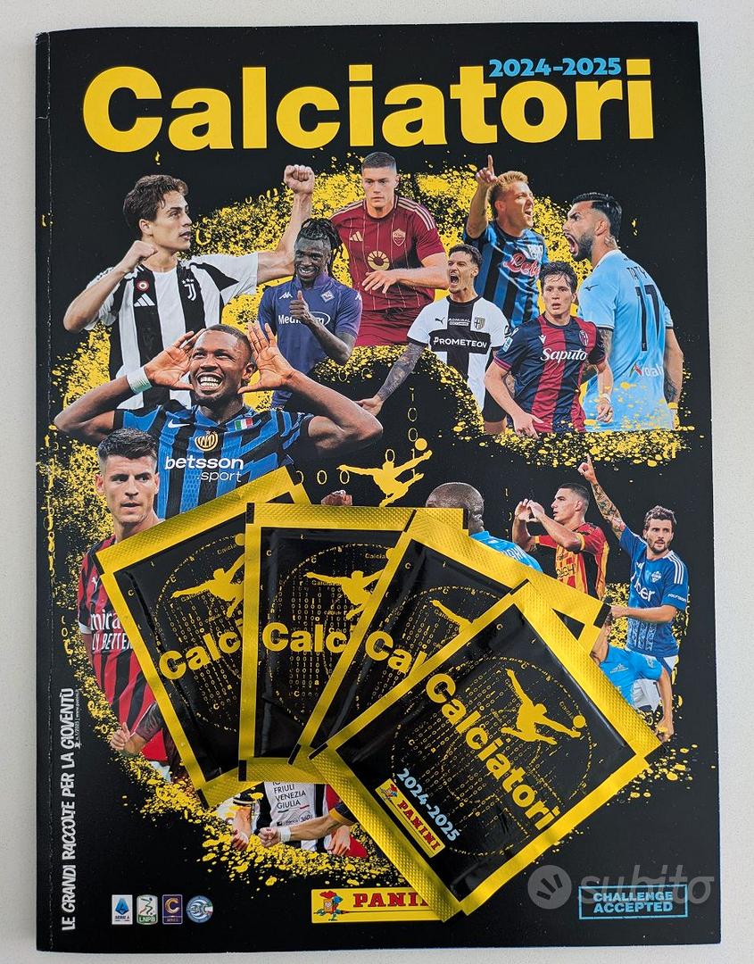 PANINI CALCIATORI 2024-2025 (ALBUM + 4 BUSTINE SIG - Collezionismo In ...