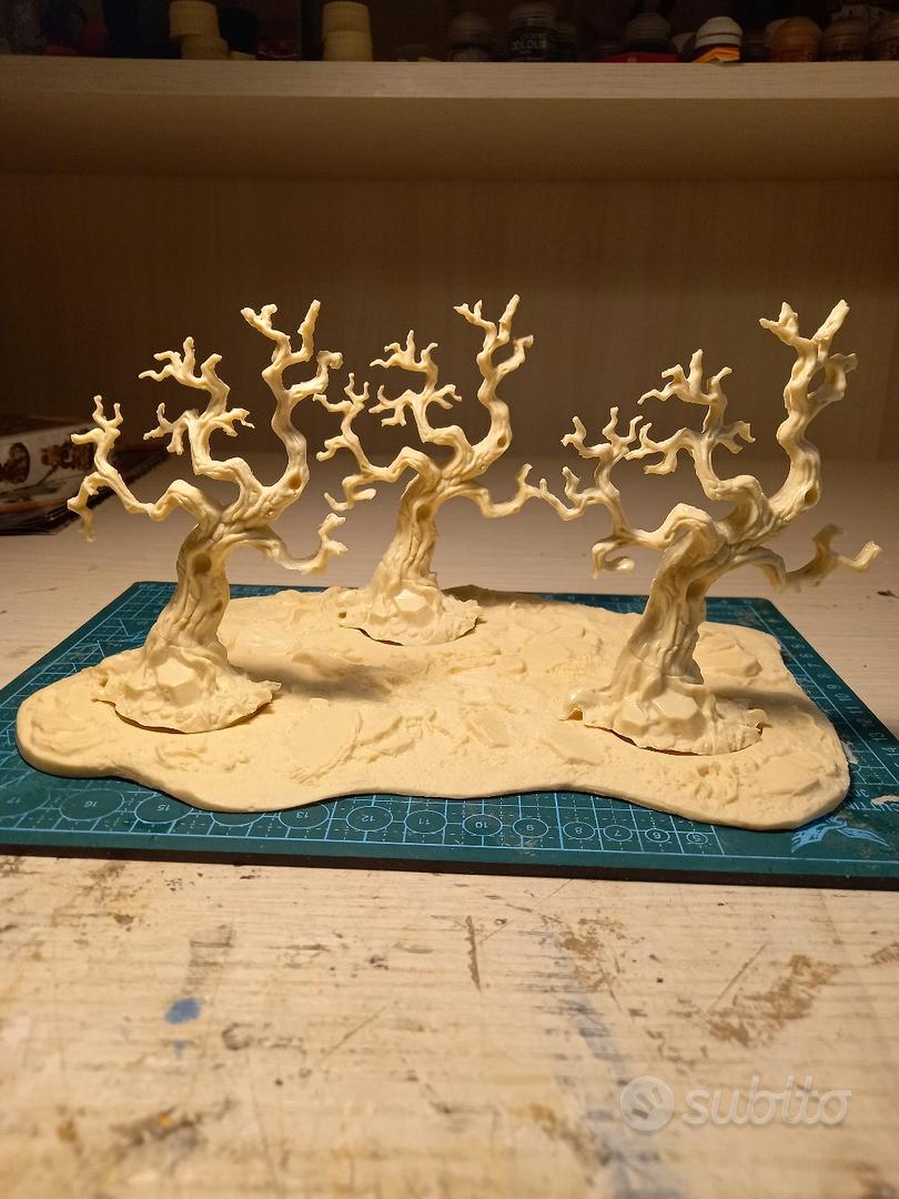 Terrain Wargame Warhammer AoS Citadel Wood forest - Collezionismo In ...