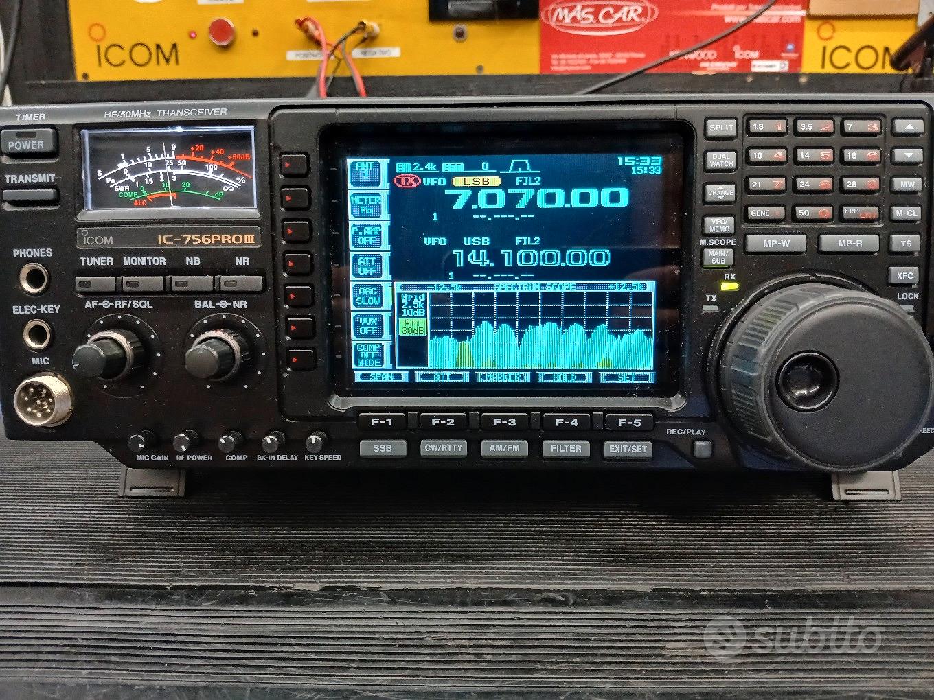 Ricetrasmettitore Icom ic 756 PRO III - Audio/Video In vendita a Roma