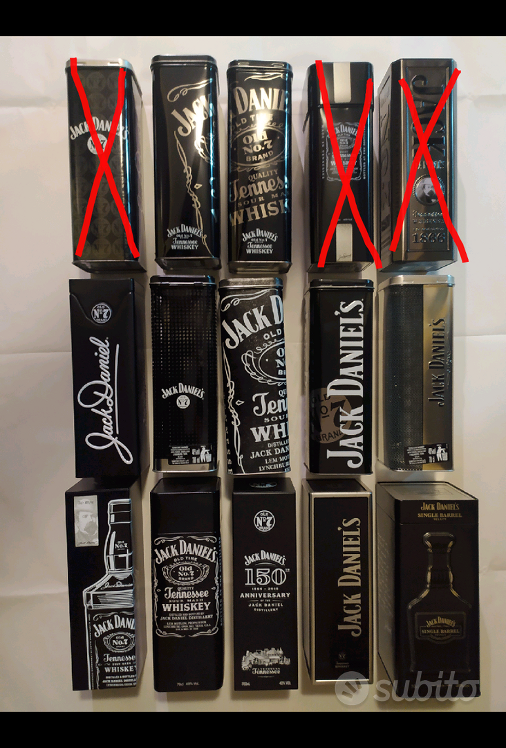 Box Jack Daniel's - 12 Box in latta vuoti - Collezionismo In vendita a ...