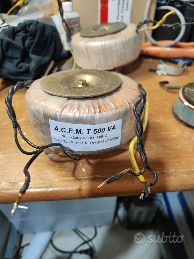 Trasformatore Toroidale 500va 52+52v - Audio/Video In vendita a Reggio ...