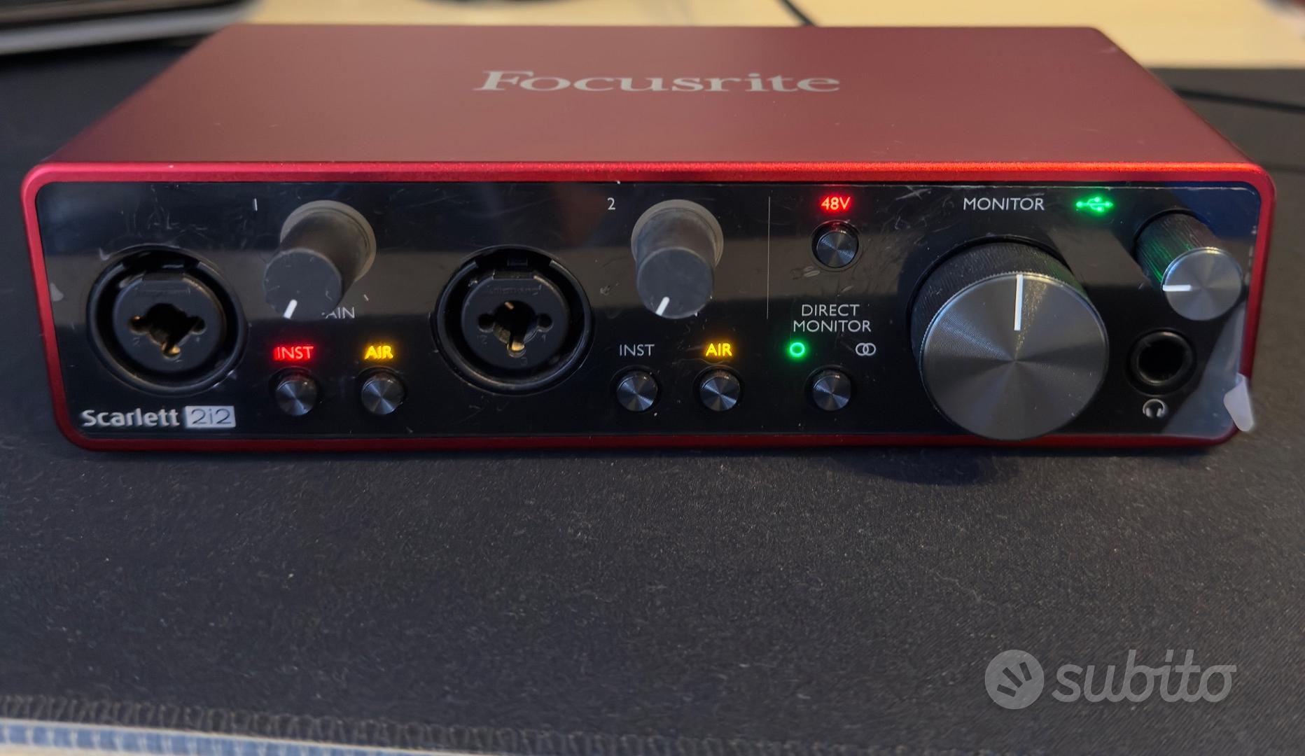 Focusrite Scarlett 2i2 3rd Gen - Strumenti Musicali In vendita a Salerno