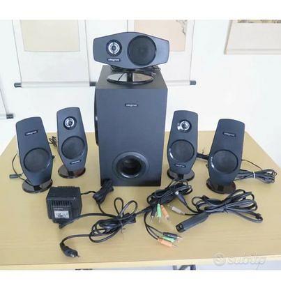 Sistema Home Theatre 5.1 Creative Inspire T6060 - Audio/Video In ...