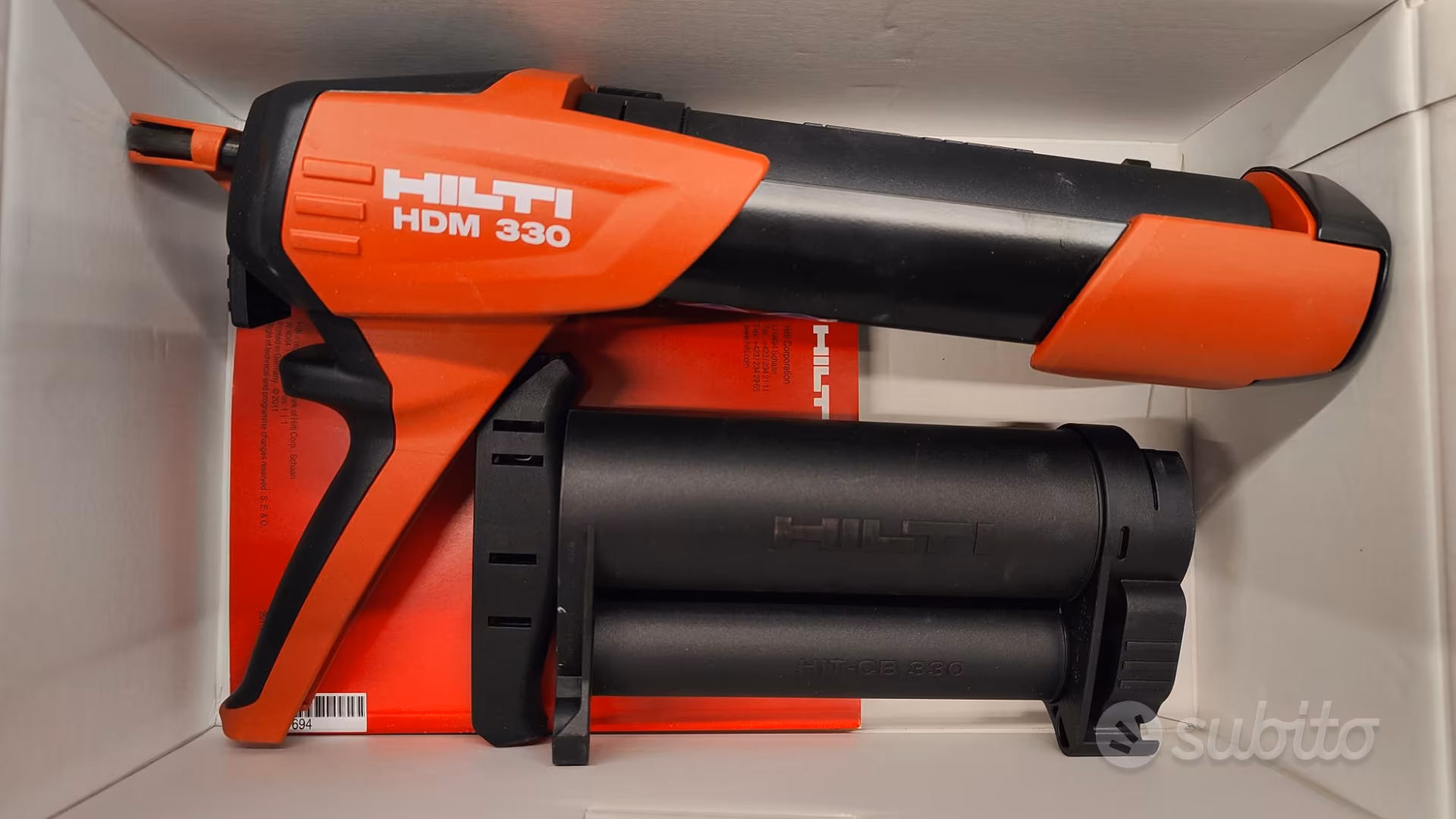 Hilti dispenser HDM 330 - pistola chimico - Giardino e Fai da te In ...
