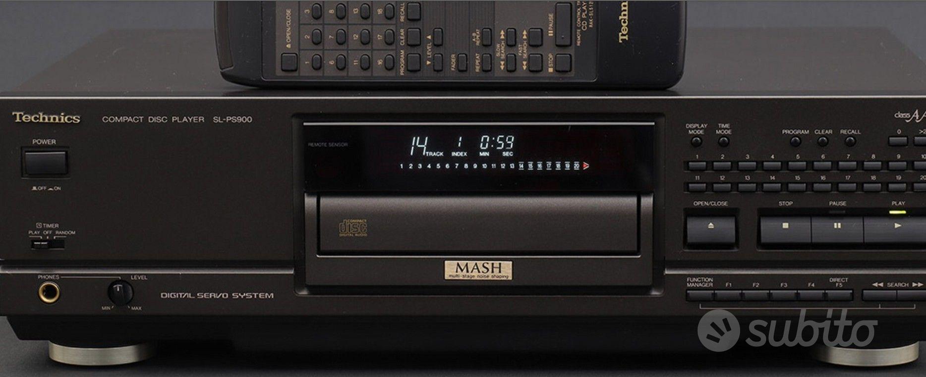 CD player top Technics SL-PS900,telecomando volume - Audio/Video In ...