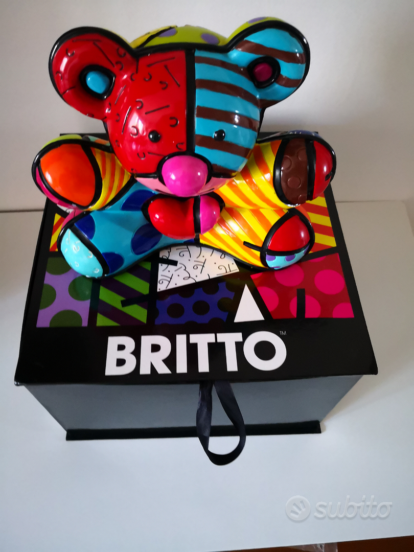 Romero Britto - Bear Panda red - Limited Edition - Arredamento e ...