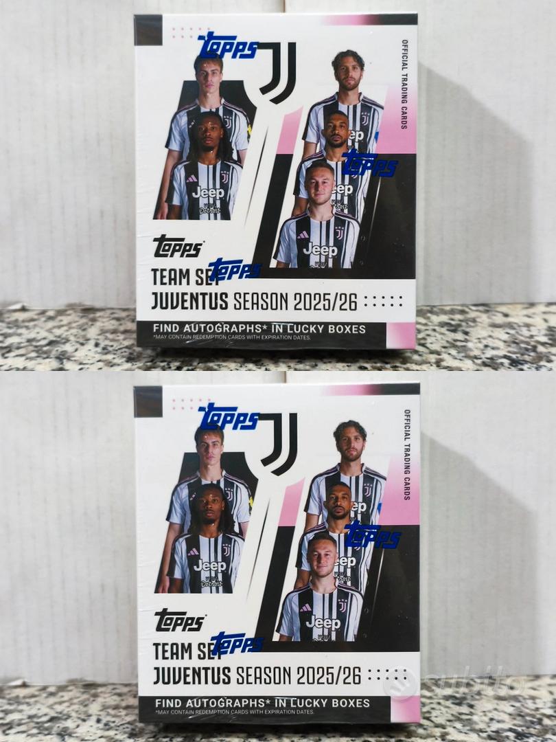 Topps x8 Juventus Team Set 2025 2026 6 Pack 5 Card - Collezionismo In ...