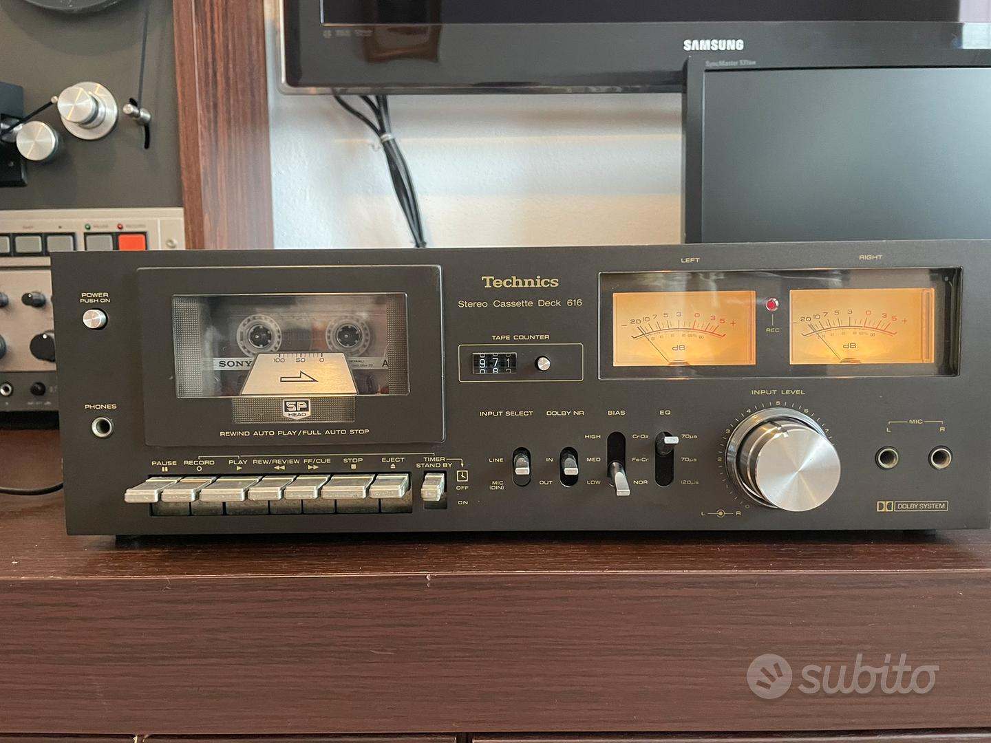 Technics Tape deck -616 - Audio/Video In vendita a Brescia