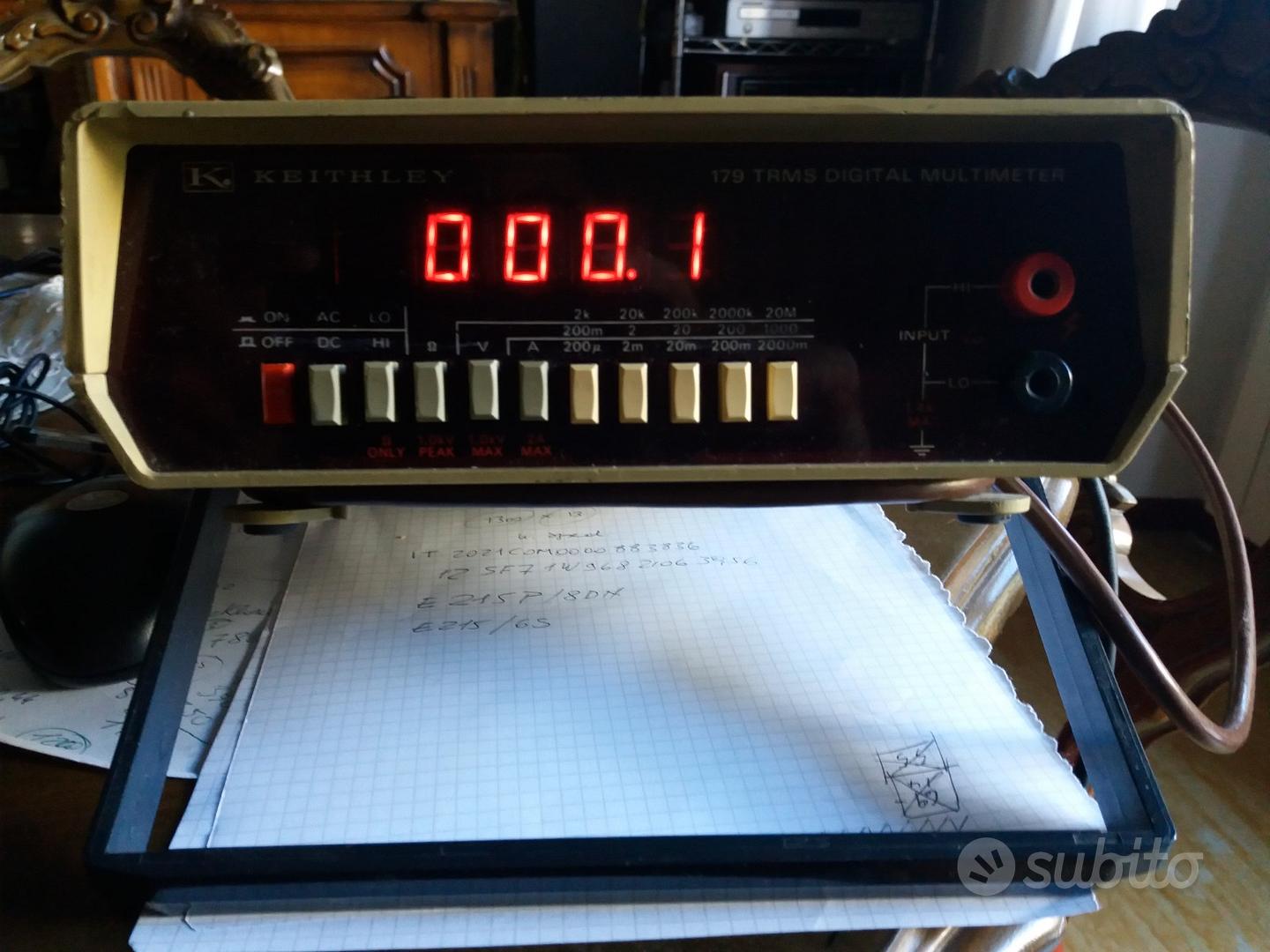 Keithley 179 TRMS - Multimeter no Fluke - Audio/Video In vendita a Roma