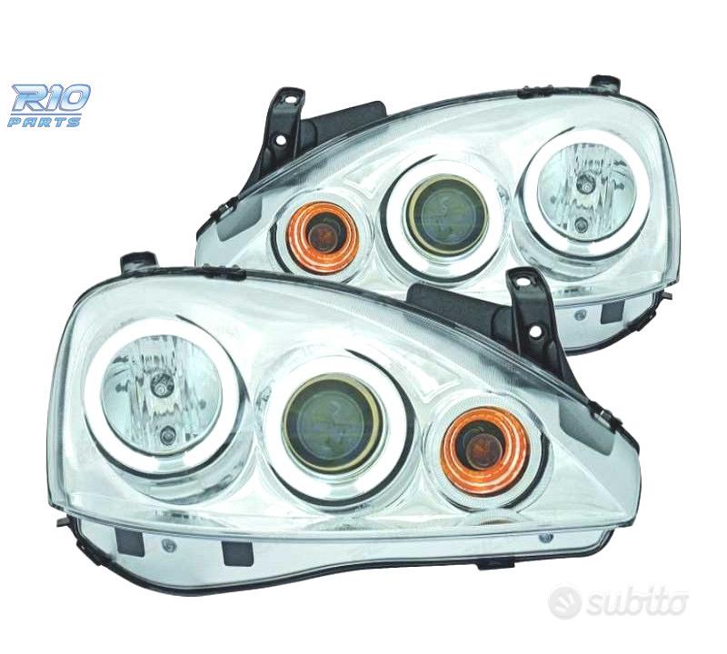 Subito - RICAMBI DIECI - FARI OPEL CORSA C 00-06 OCCHI ANGELI CCFL ...