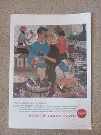 Poster coca-cola - Collezionismo In vendita a Trieste