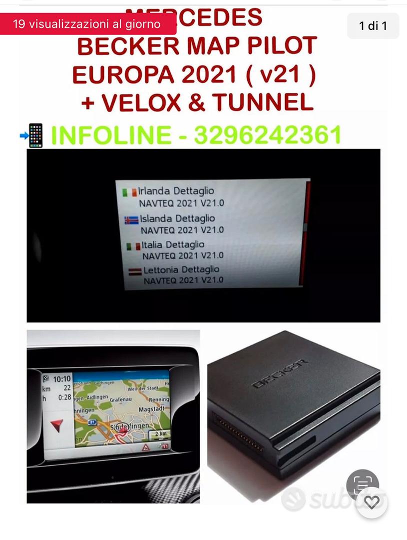 Mercedes becker map pilot mappe navigatore 2021 - Accessori Auto In ...
