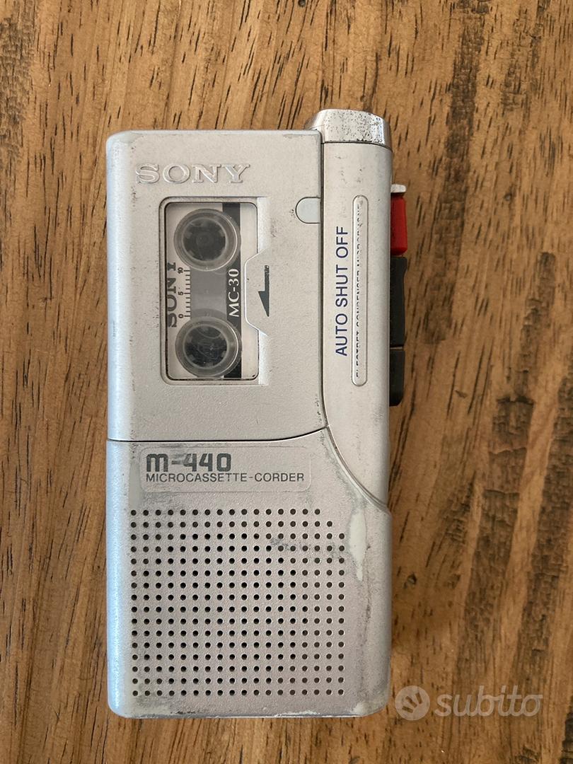 Sony registratore microcassette - Audio/Video In vendita a Macerata
