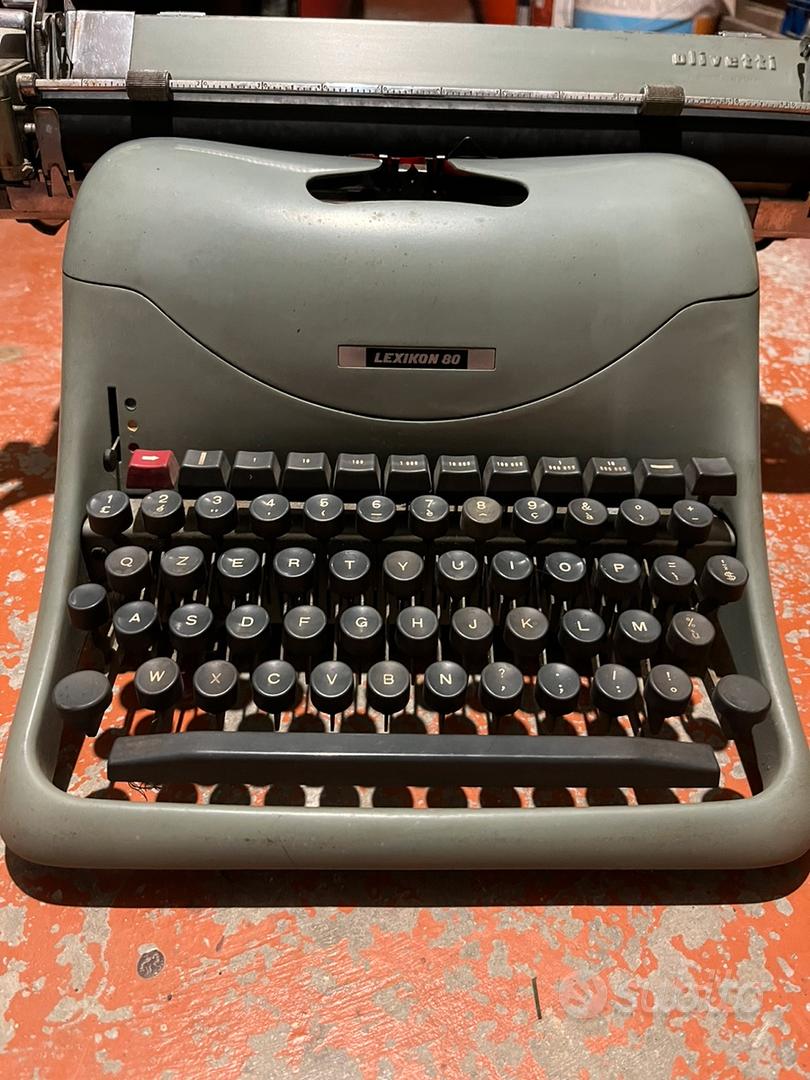 Macchina da scrivere Olivetti Lexikon 80 - Collezionismo In vendita a Pavia
