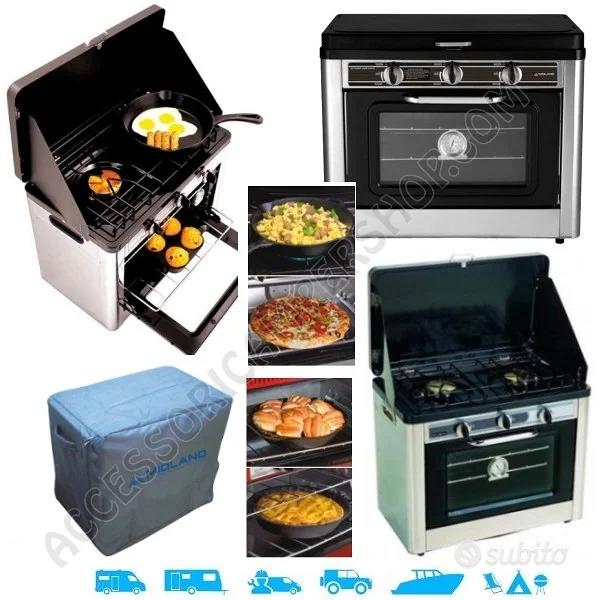 FORNO + FORNELLO 2 FUOCHI + GRILL BUTANO/PROPANO - Giardino e Fai da te ...