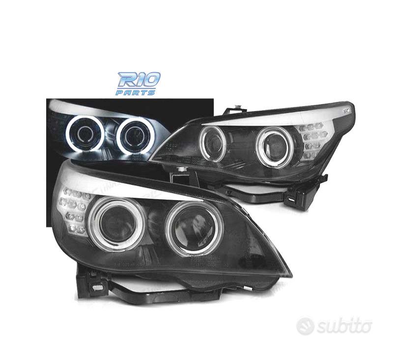 Subito - RICAMBI DIECI - FARI XENON BMW E60 03-04 ANGEL EYES CCFL FONDO ...