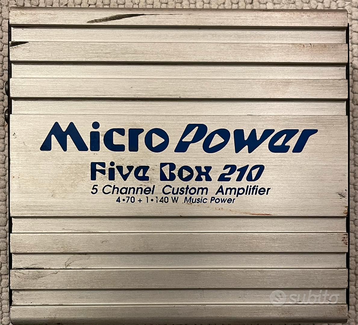 Amplificatore Auto Micro Power Five Box 210 - Audio/Video In vendita a ...
