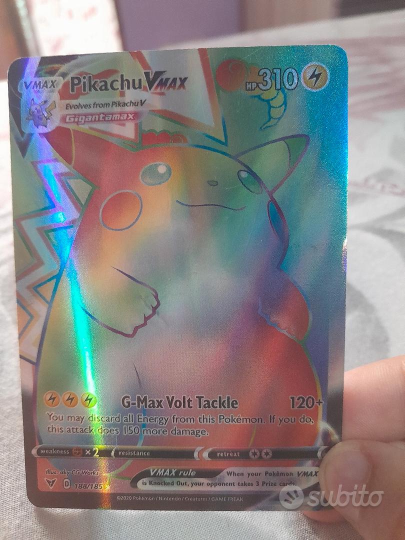 carta pokémon Pikachu Vmax hyper - Collezionismo In vendita a Prato