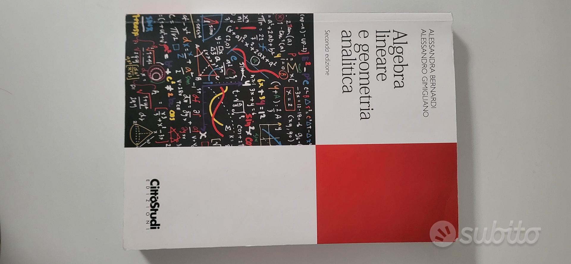 Algebra lineare e geometria analitica Bernardi - Libri e Riviste In ...