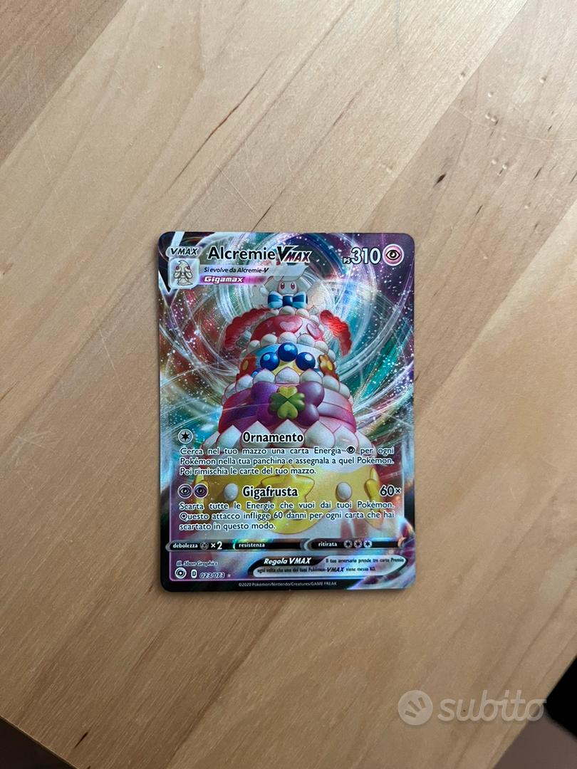Carta Pokemon Alcremie Vmax 023073 Collezionismo In Vendita A Udine