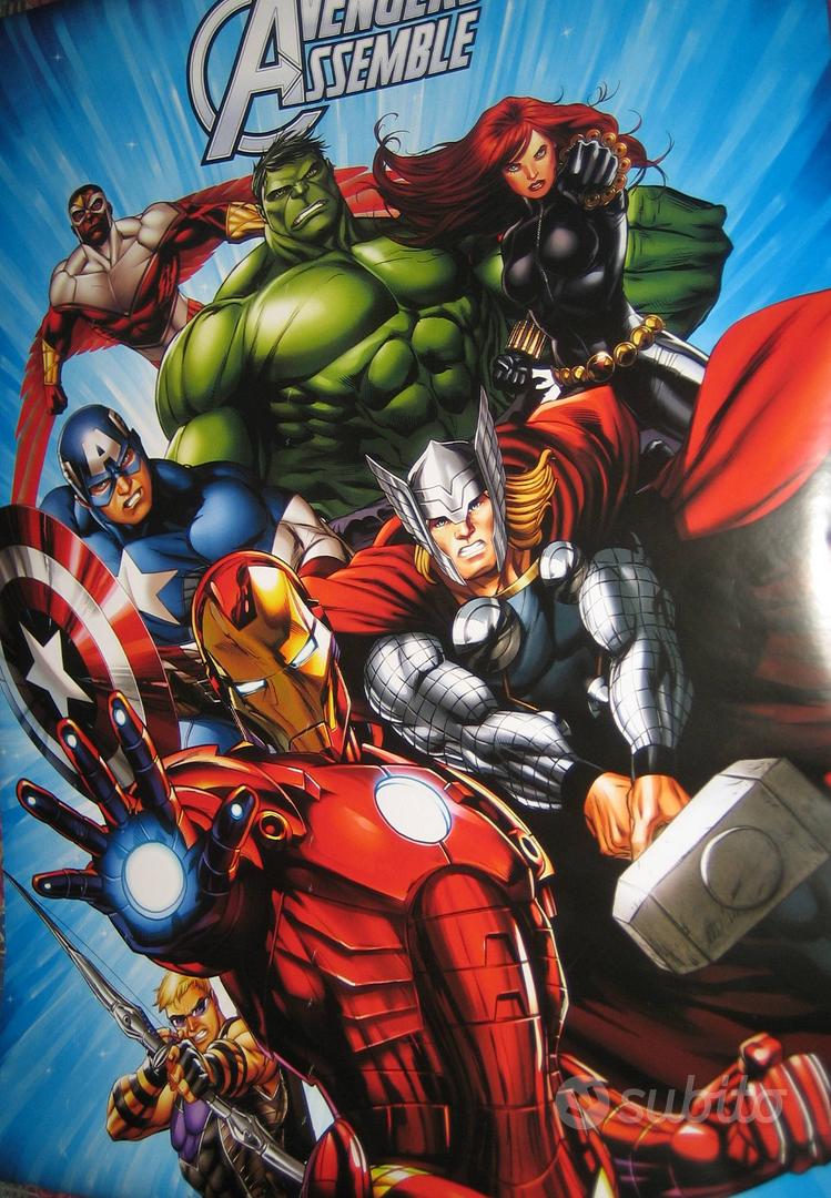 MEGA POSTER MARVEL AVENGERS ASSEMBLE 99 X 68 cm - Collezionismo In ...
