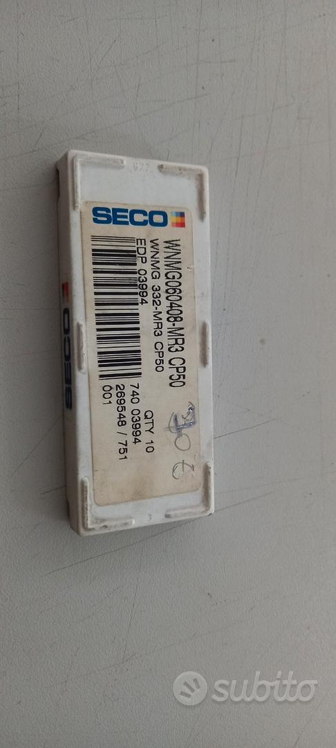 10pz Inserti SECO WNMG060408-MR3 CP50 - Altri In vendita a Monza e ...
