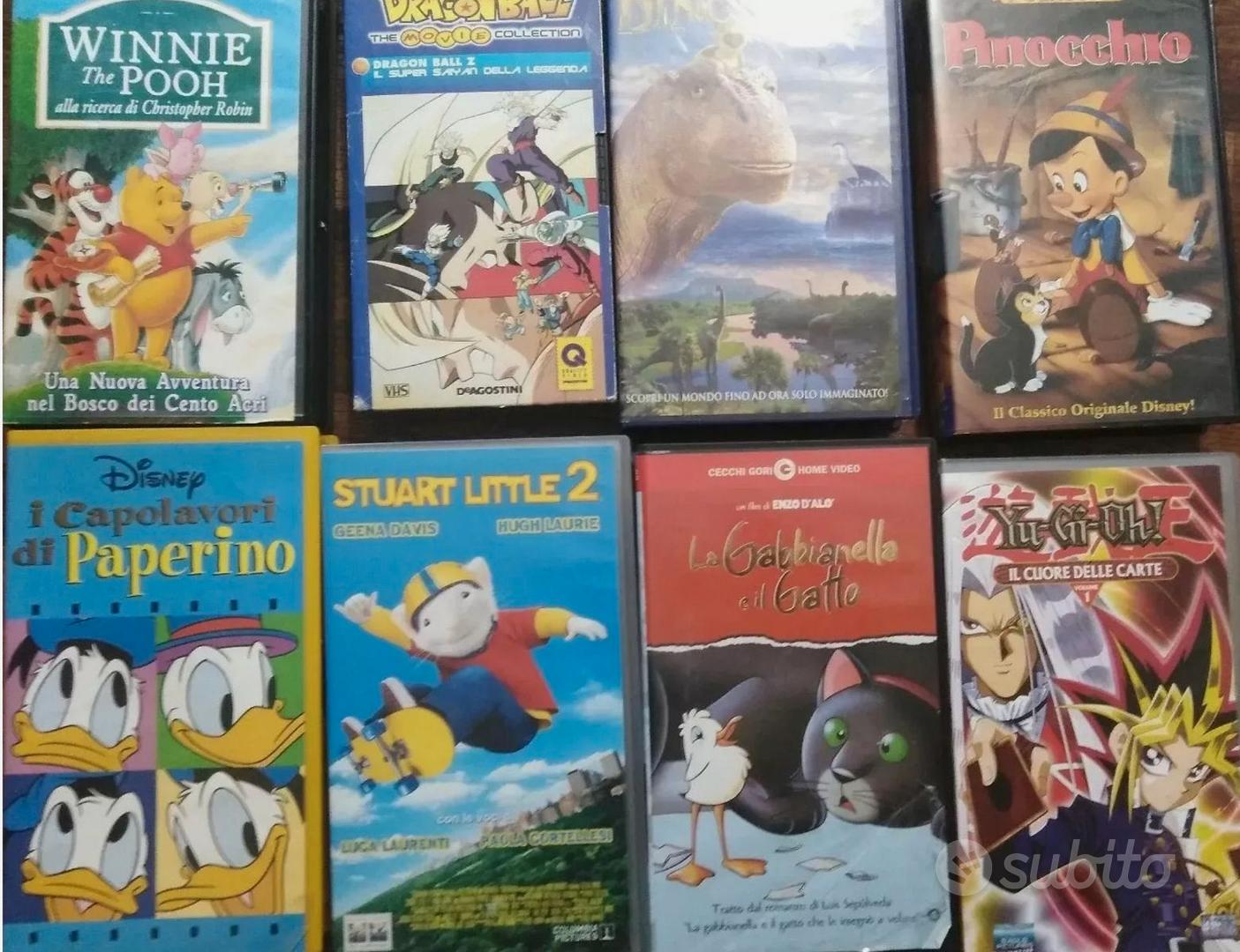 vhs Disney Winnie pooh dragon ball Yu-Gi-Oh! paper - Audio/Video In ...