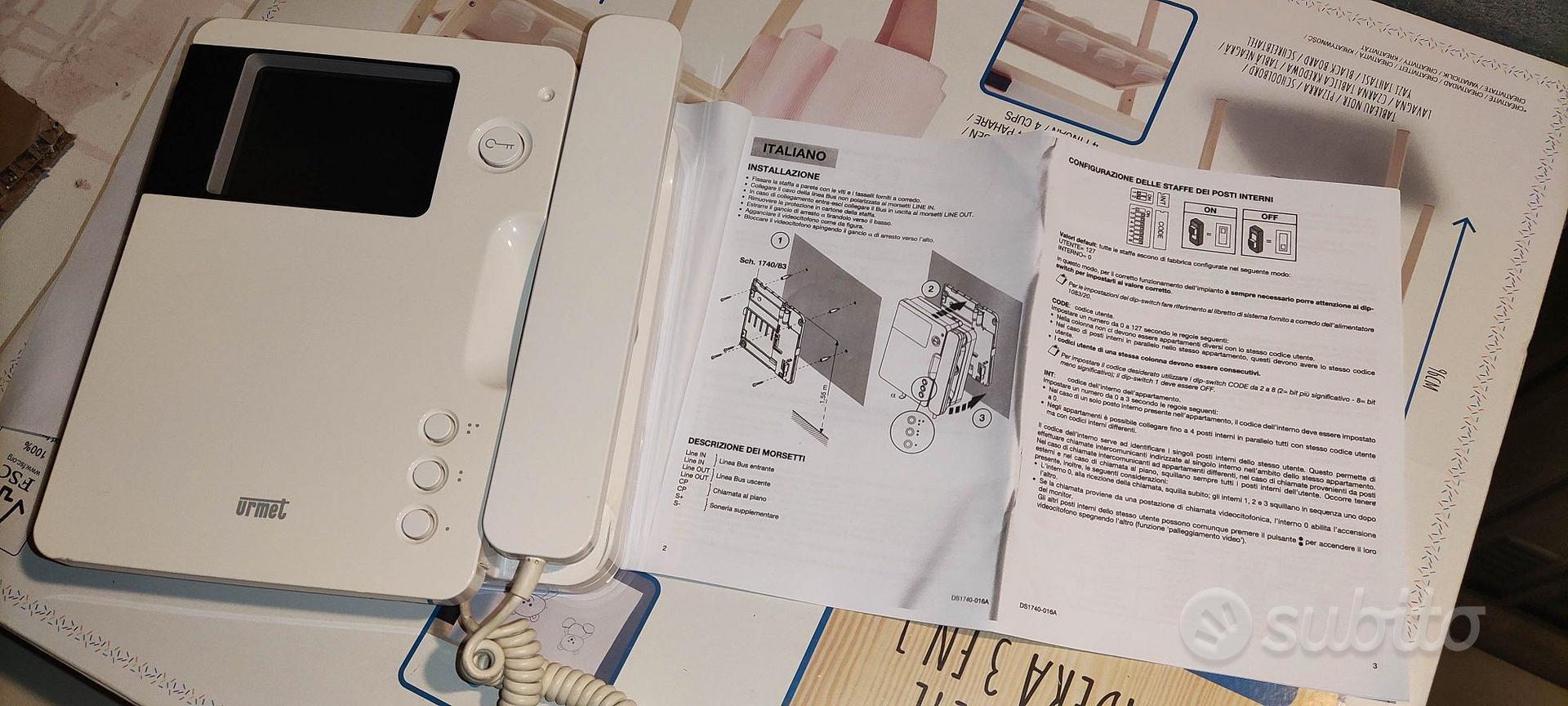 Videocitofono Urmet 1740/40 - Audio/Video In vendita a Torino