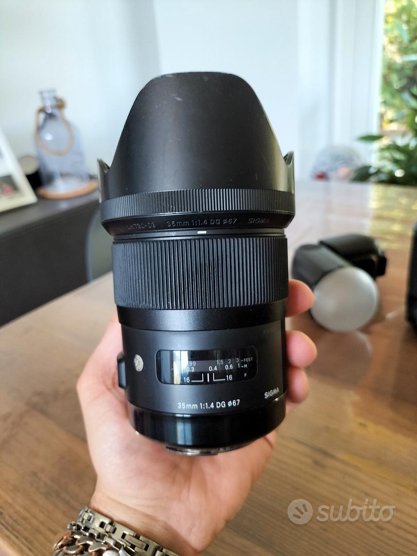 sigma art 35mm f1.4 attacco ef x canon - Fotografia In vendita a Modena