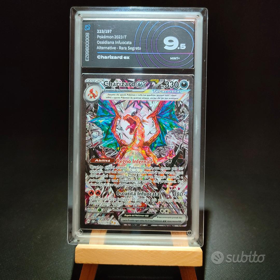 Charizard Ex 223 - Full Art Ita Aigrading 9.5 - Collezionismo In ...