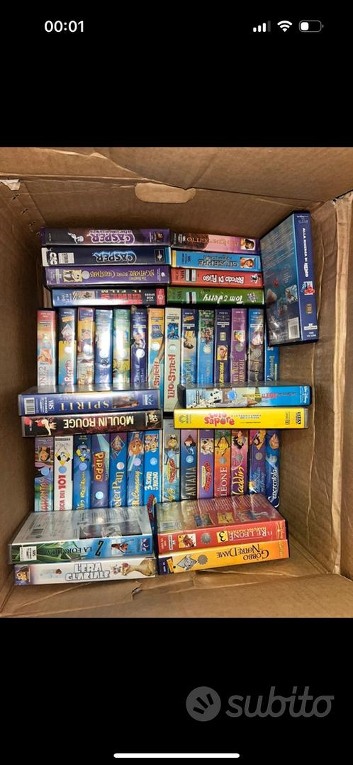 VHS cartoni disney, pixar, dreamworks - Musica e Film In vendita a Milano