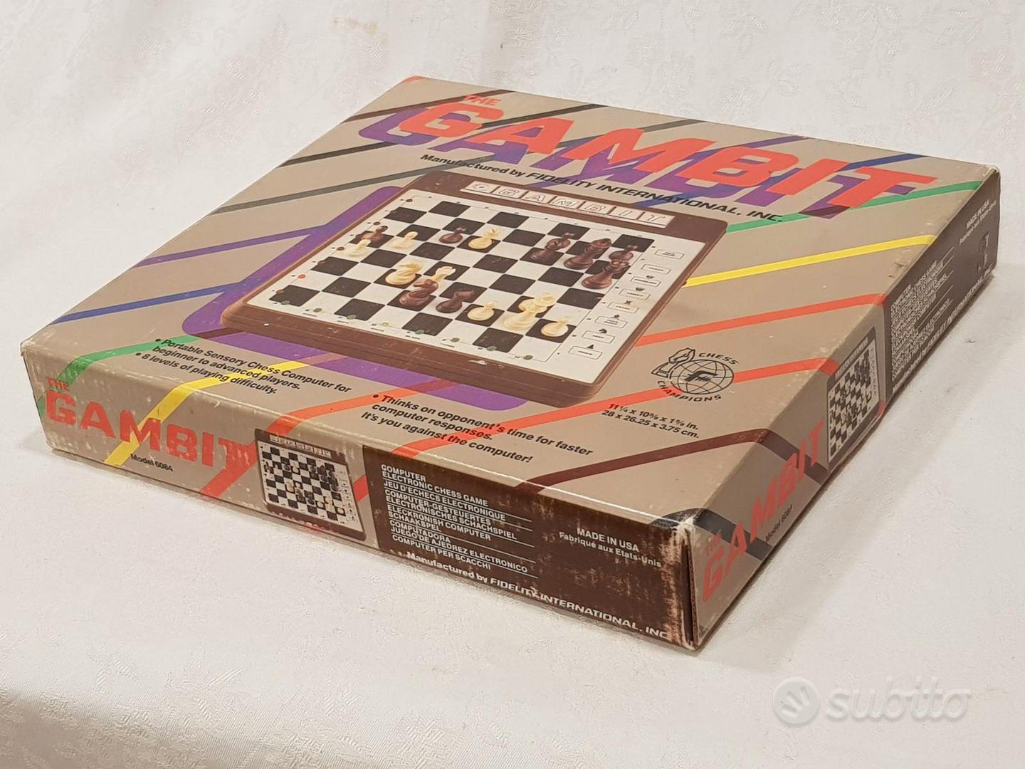 Scacchiera Elettronica Vintage The Gambit anni '80 - Collezionismo In ...